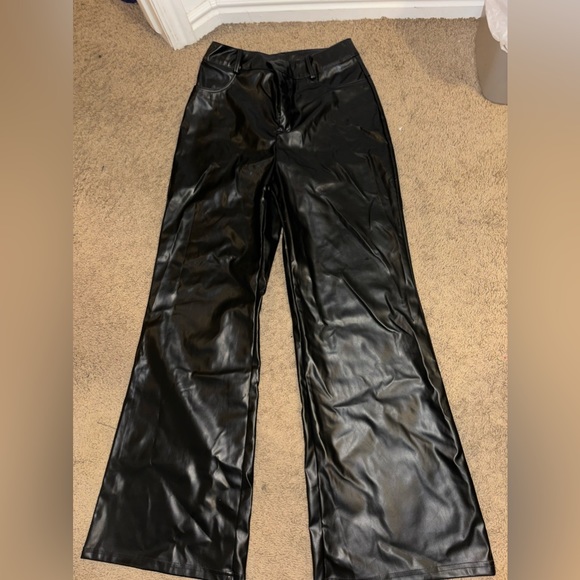 SHEIN | Jeans | Leather Pants | Poshmark